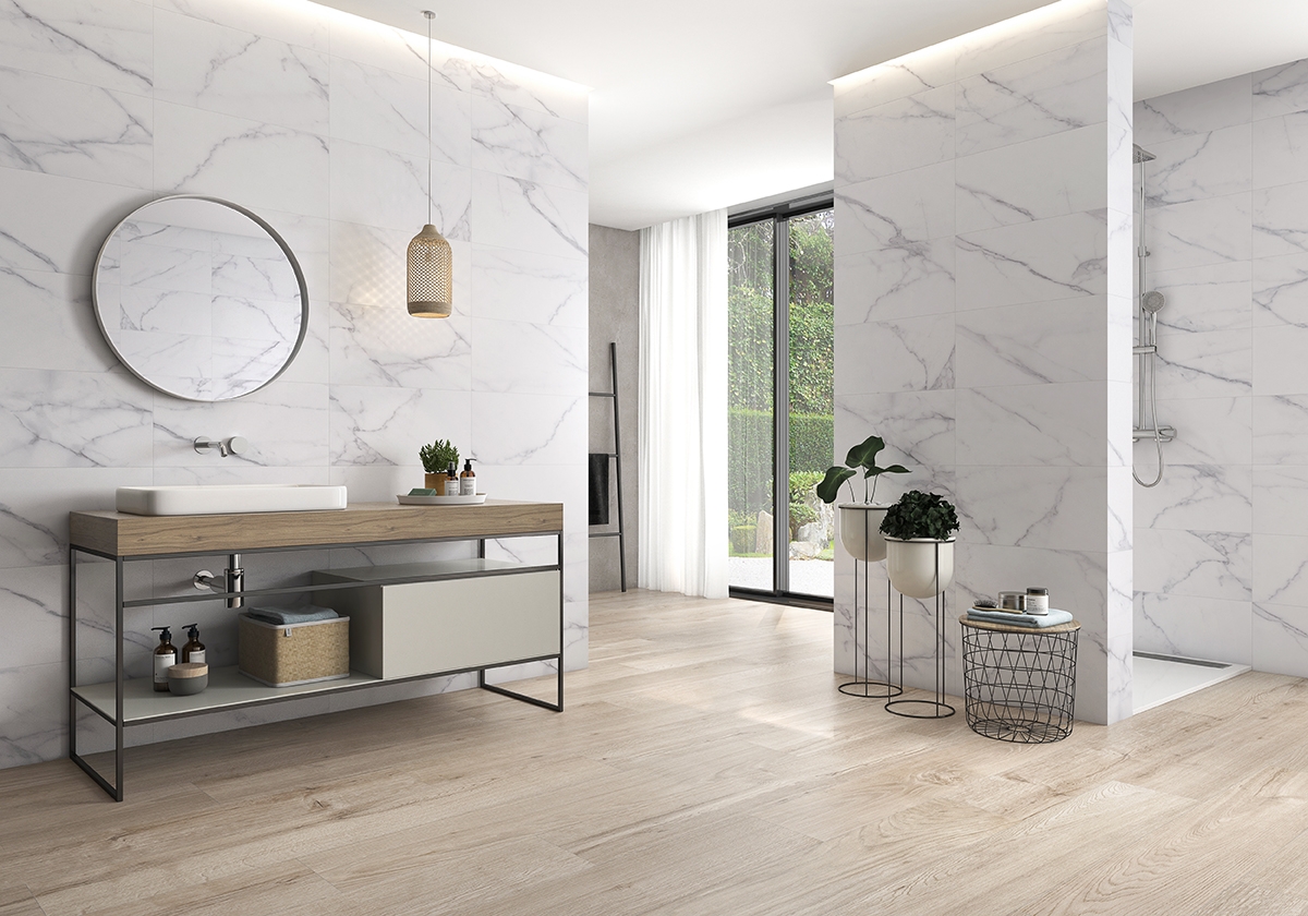 Discover the new 30x60 non-rectified white body wall tile collections ...